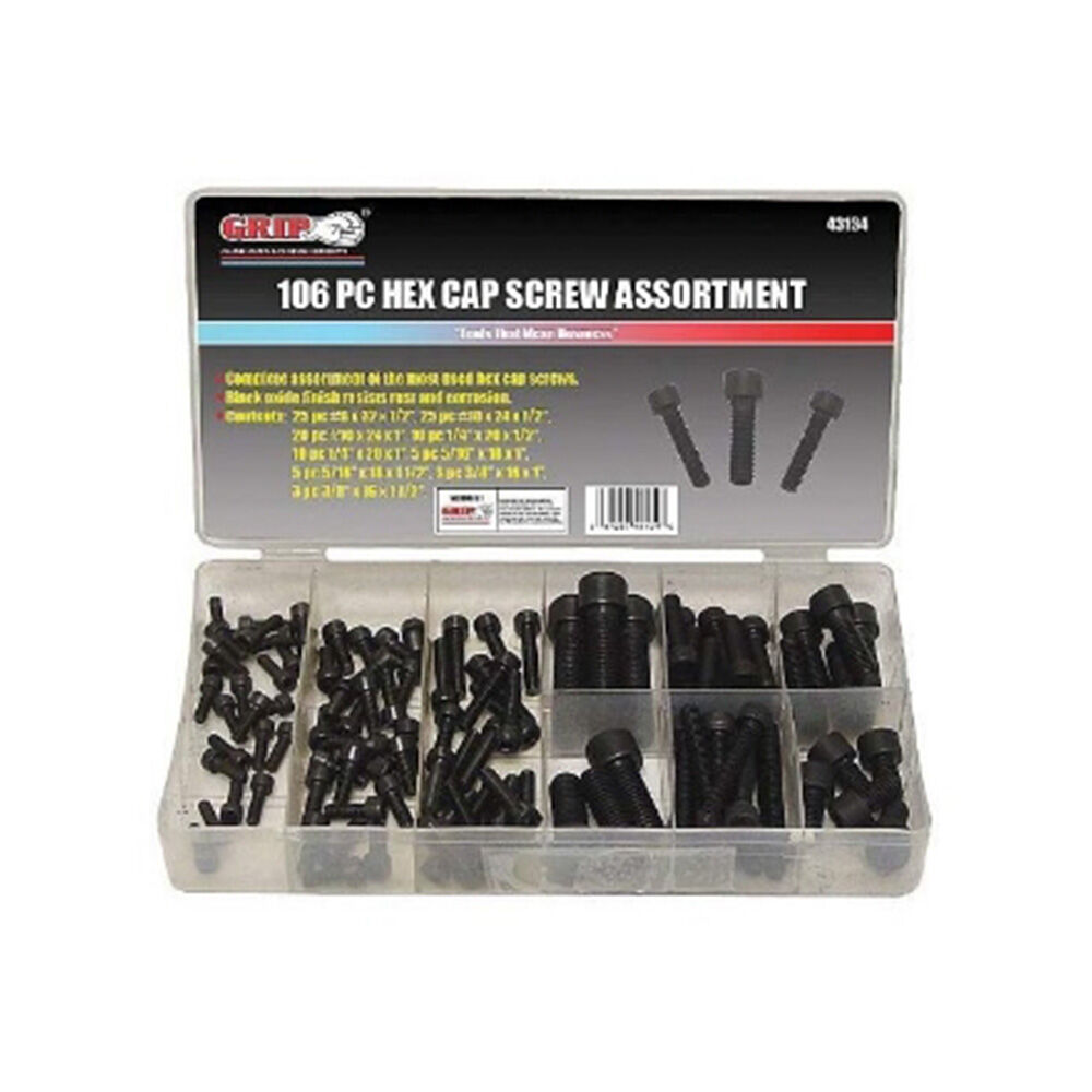 106-Piece Hex Cap Screw Kit | Atwoods