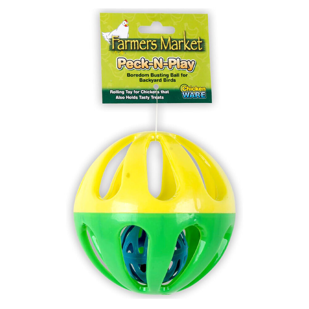 Poultry Ball Toy- Peck-N-Play, .5 in | Atwoods