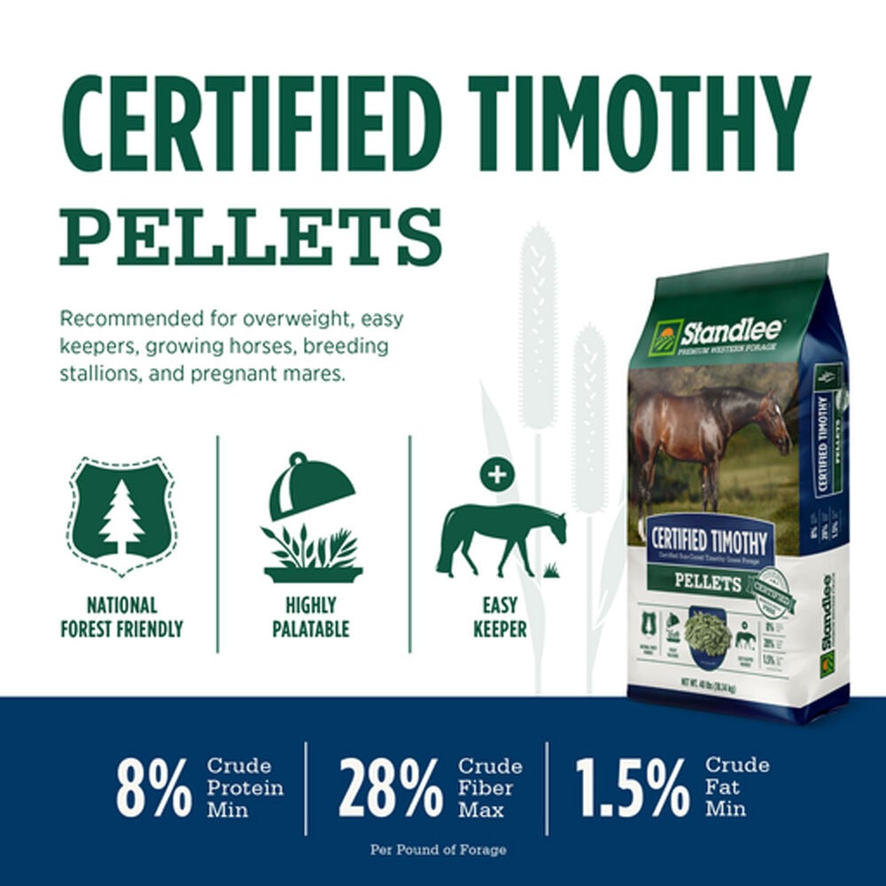 Premium Timothy Pellets, 40 lbs | Atwoods