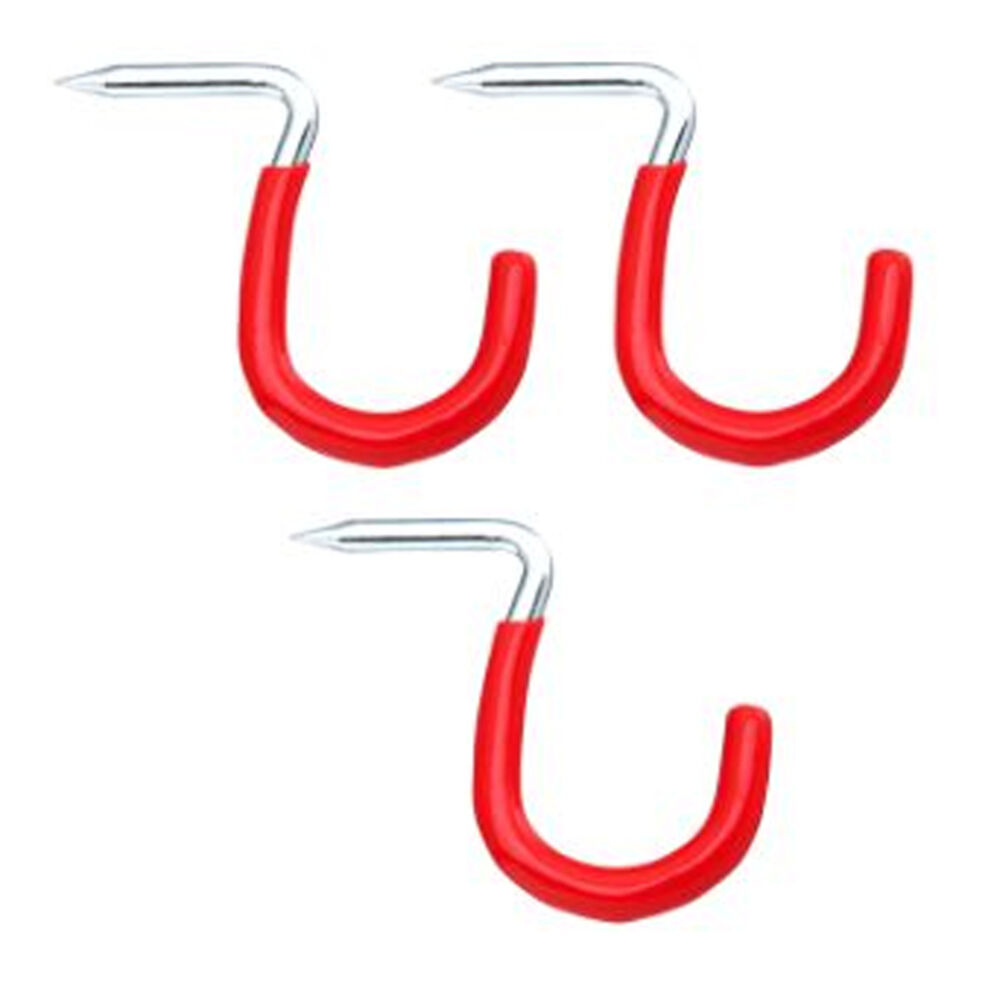 N112-032 S819-380 Hammer In Curved Wall Storage Hooks 1 Inch Steel With ...