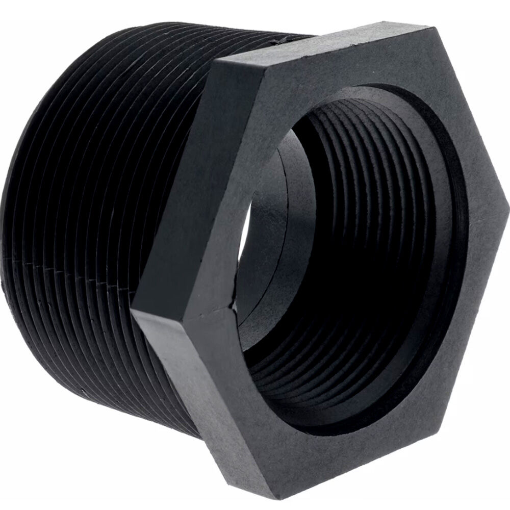 Polypropylene Bushing Reducer, 2 in MPT x 1 in FPT | Atwoods