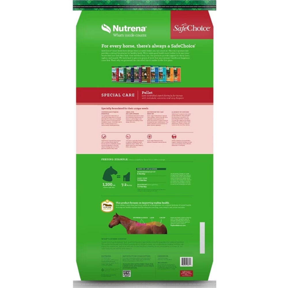 SafeChoice Special Care Horse Feed, 50 lbs. | Atwoods