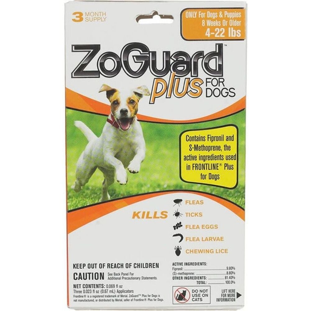 Flea and Tick Control for Dogs for, 4-22 lbs. | Atwoods