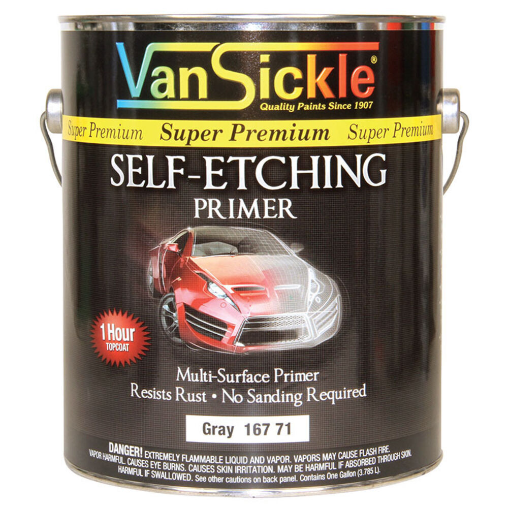Self-Etching Primer, Gallon, Gray | Atwoods