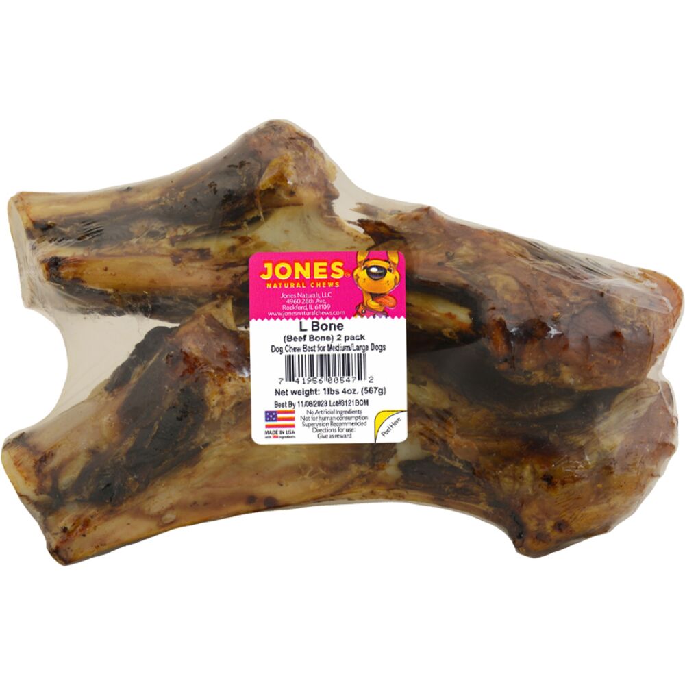 L Bone (Beef Bone), 2 Pack | Atwoods
