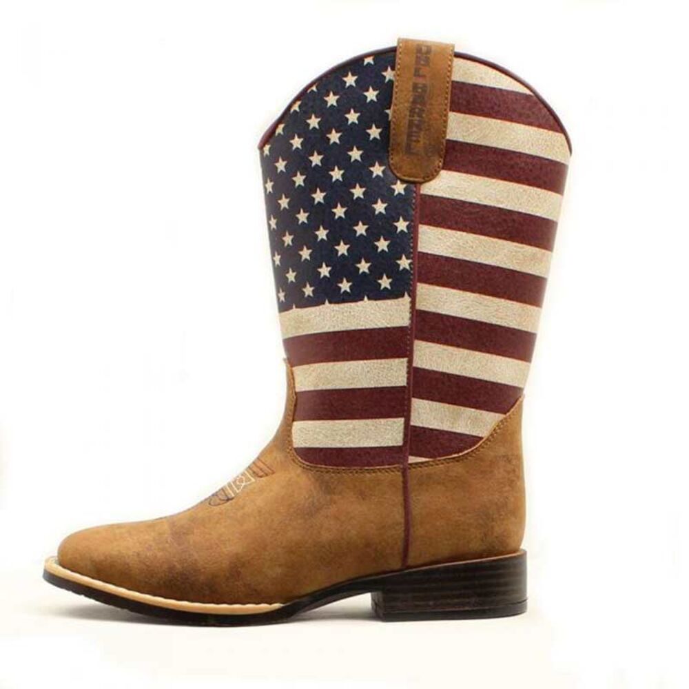Toddler Double Barrel Jacob American Flag Boot | Atwoods